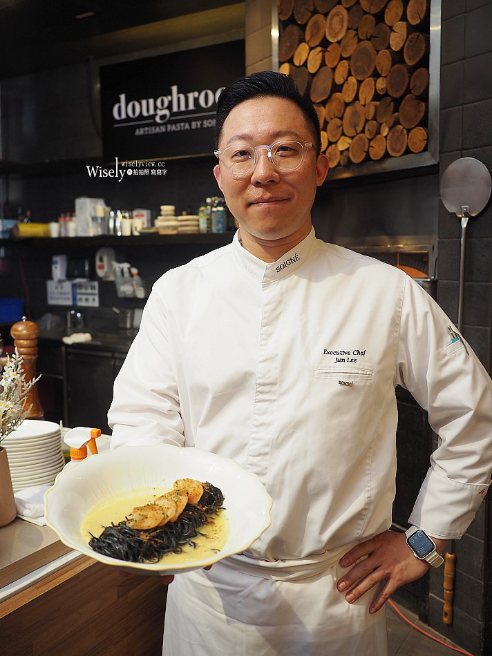 首爾米其林doughroom快閃客座︱台北寒舍艾美酒店 探索廚房︱鮮蝦墨魚天使髮絲麵、義式馬鈴薯麵疙瘩 @WISELY's 拍拍照寫寫字