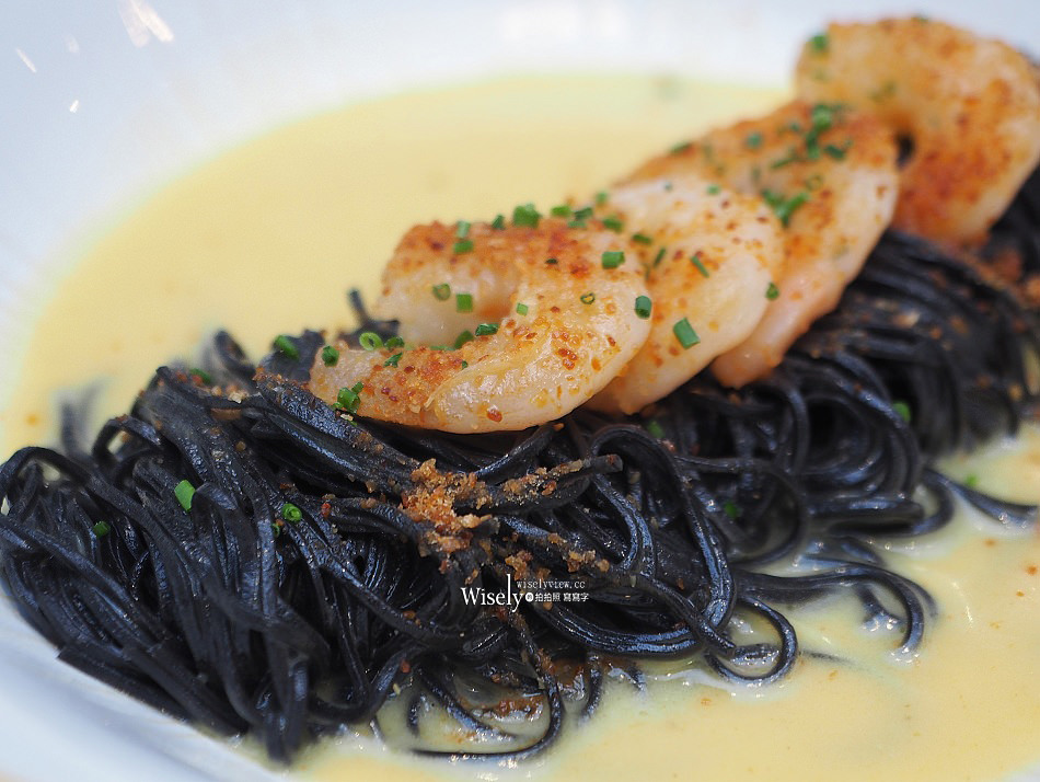 首爾米其林doughroom快閃客座︱台北寒舍艾美酒店 探索廚房︱鮮蝦墨魚天使髮絲麵、義式馬鈴薯麵疙瘩 @WISELY's 拍拍照寫寫字